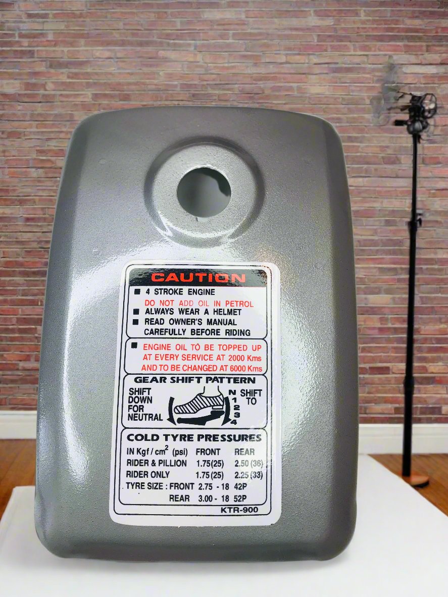 petrol tank lid plate for splendor plus all models silver color – sona ...